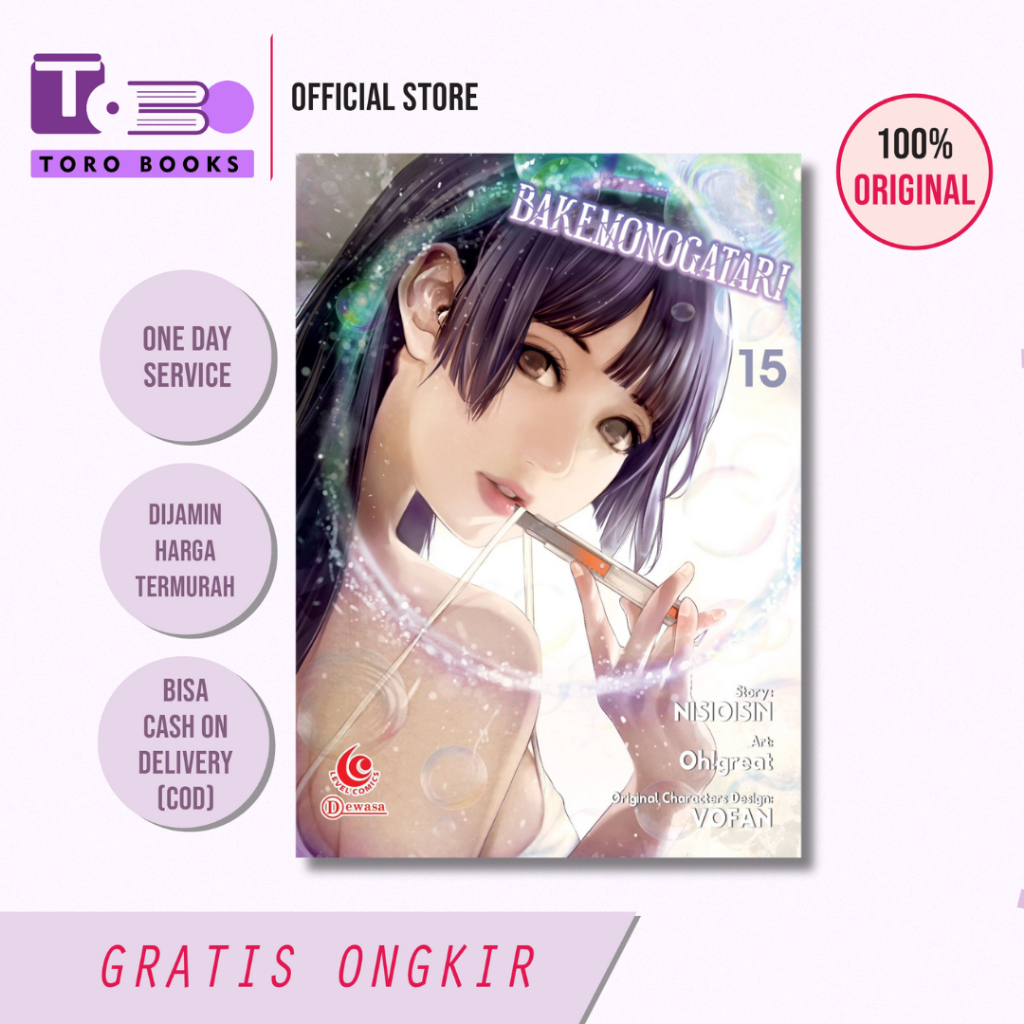 Jual KOMIK SERI : LC Bakemonogatari - NISIOISIN,OH!GREAT | Shopee Indonesia