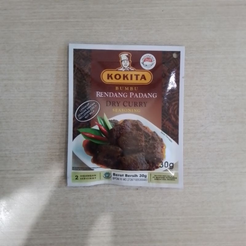 Jual KOKITA BUMBU INSTANT RENDANG | BUMBU RENDANG INSTAN 30 GR | Shopee ...