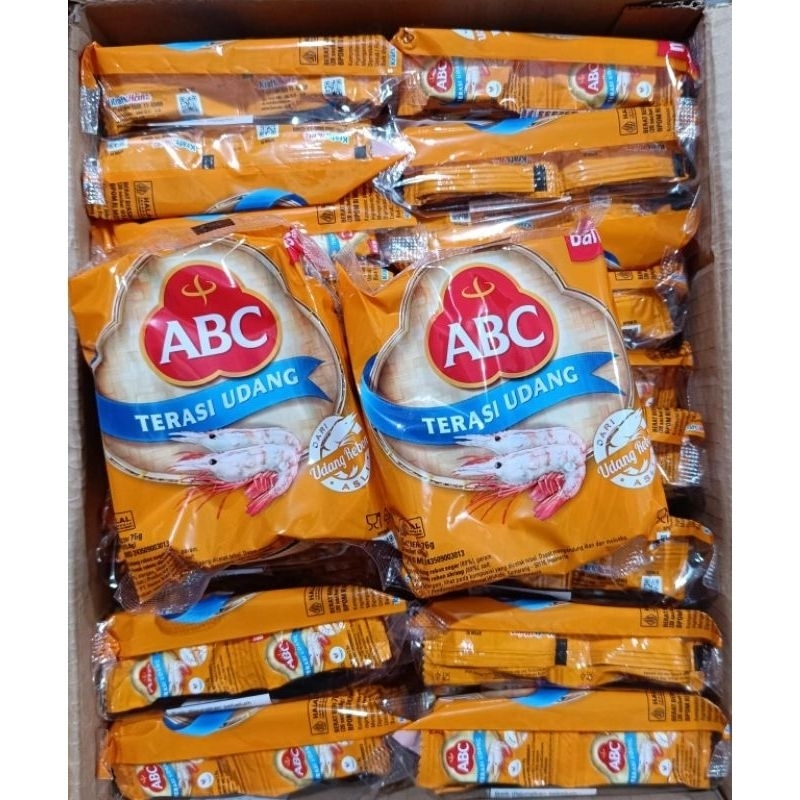Jual Terasi Udang ABC sachet per pack | Shopee Indonesia