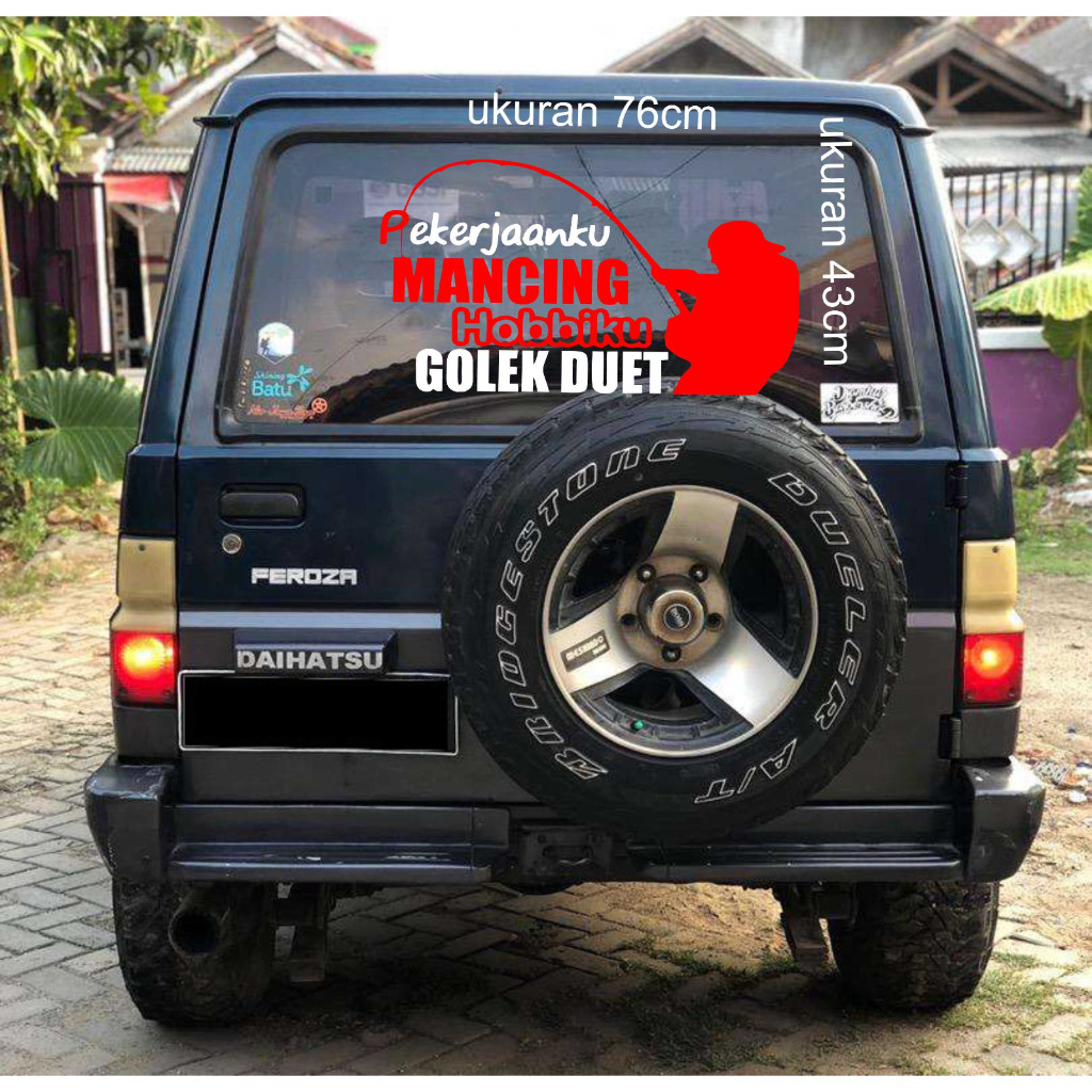 Jual 1173 cutting sticker mobil feroza kaca dan body bisa motif hobiku ...