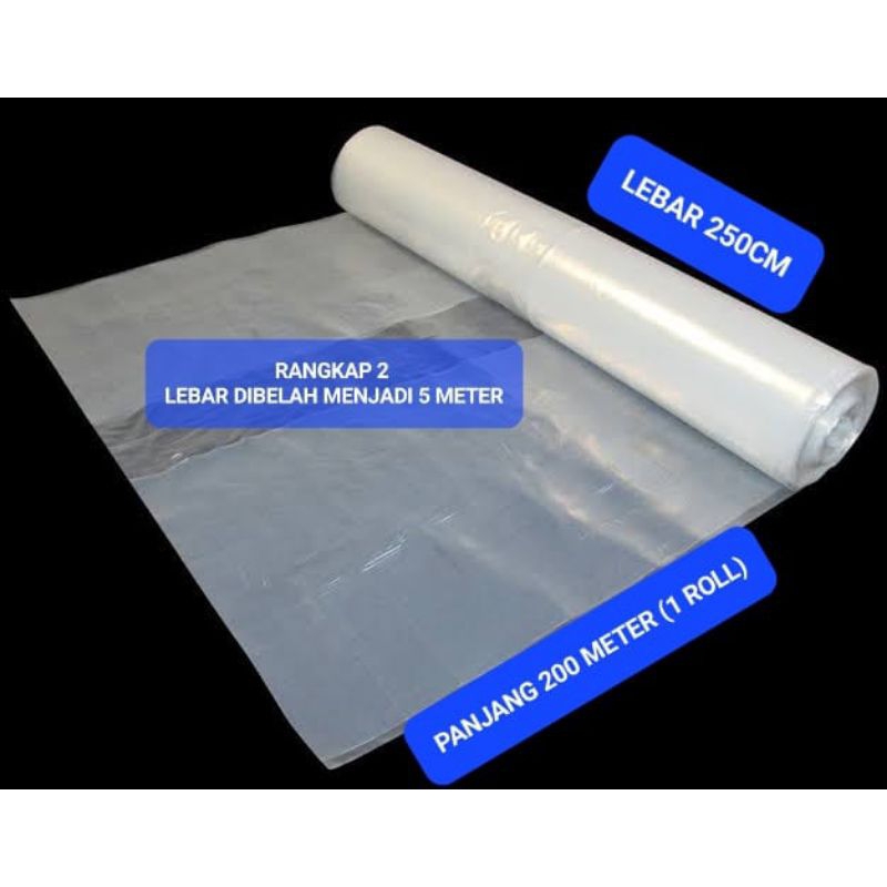 Jual JUAL PER METER Plastik HDPE ROLL gulung rol besar jumbo kuat tebal ...