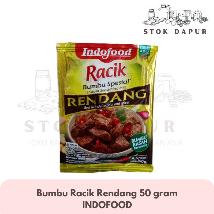 Jual Indofood Bumbu Spesial Racik Rendang 50G | Shopee Indonesia