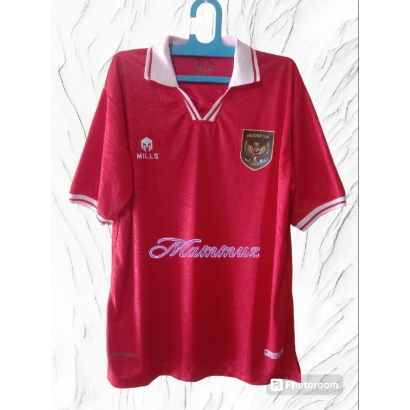 Jual Jersey Mills Timnas Indonesia Embos Topo | Shopee Indonesia