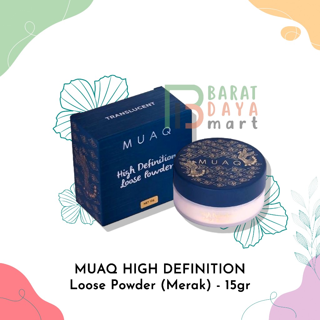 Jual MUAQ High Definition Loose Powder Merak (Neutral) 15gr BPOM ...