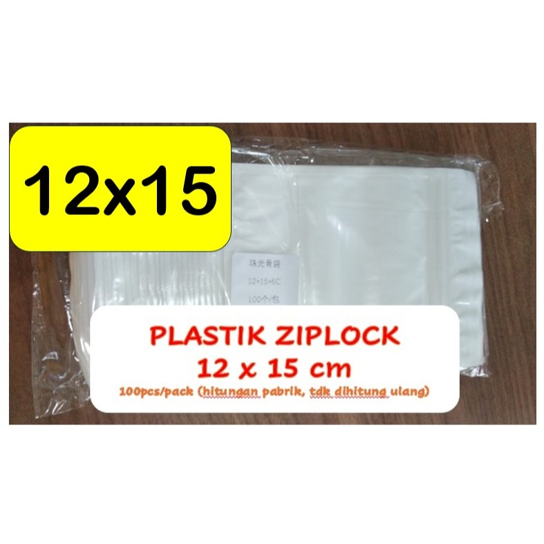 Jual Plastik Ziplock 12x15 cm Plastik Susu Ziplock Plastik Klip Zip ...