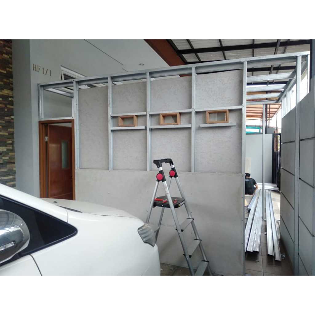 Jual Pasang Kusen Jendele Pintu Alumnium + Plafon-Partisi Gypsum/PVC ...