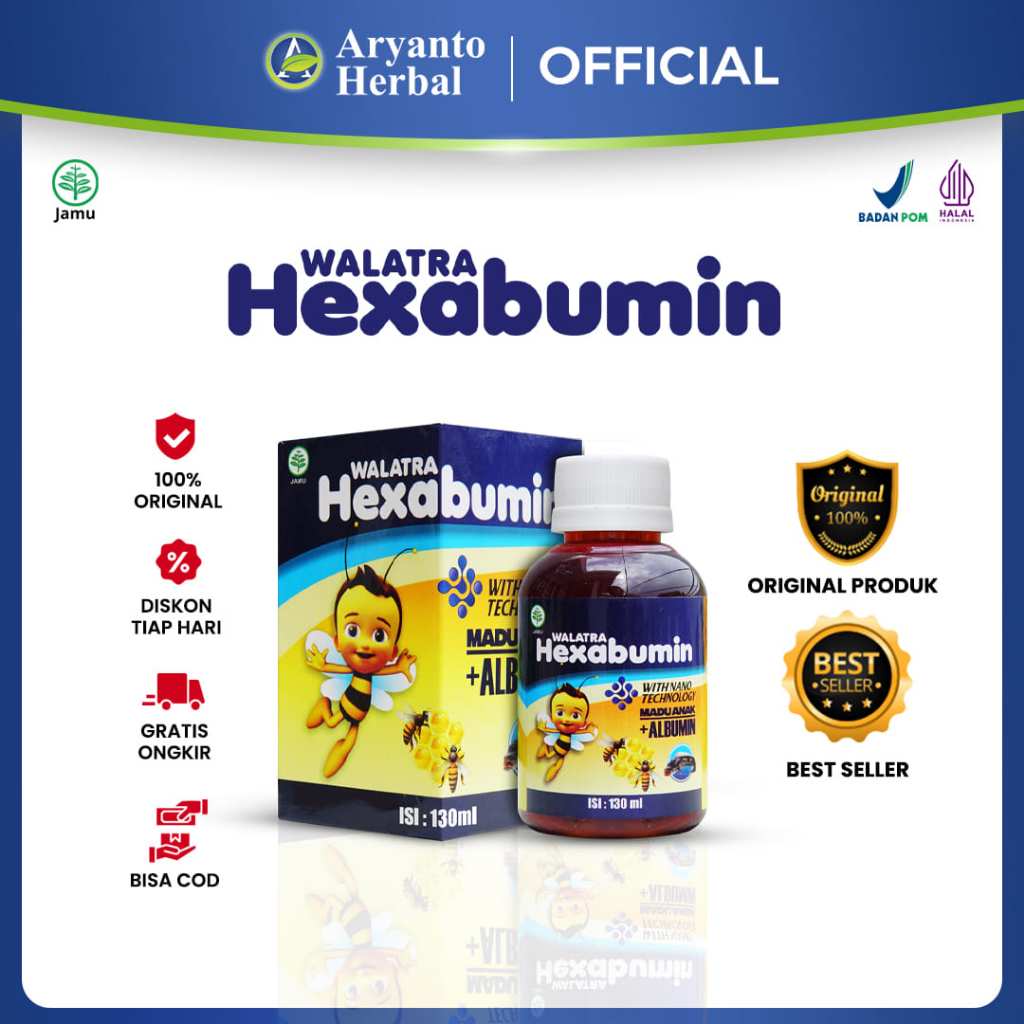 Jual Hexabumin Madu Vitamin Perkembangan Otak Anak Tumbuh Kembang Buah ...