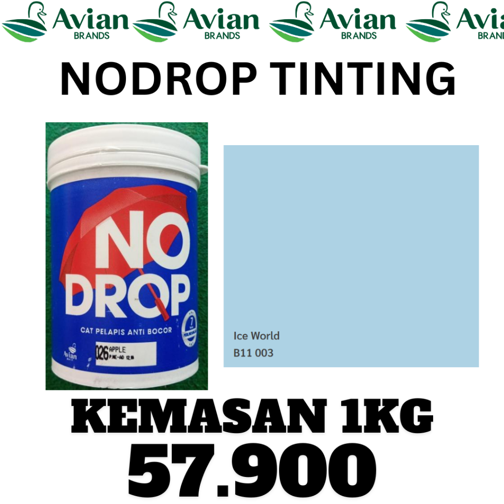 Jual NODROP 1KG BIRU MUDA (B11 003 ICE WORLD) | Shopee Indonesia