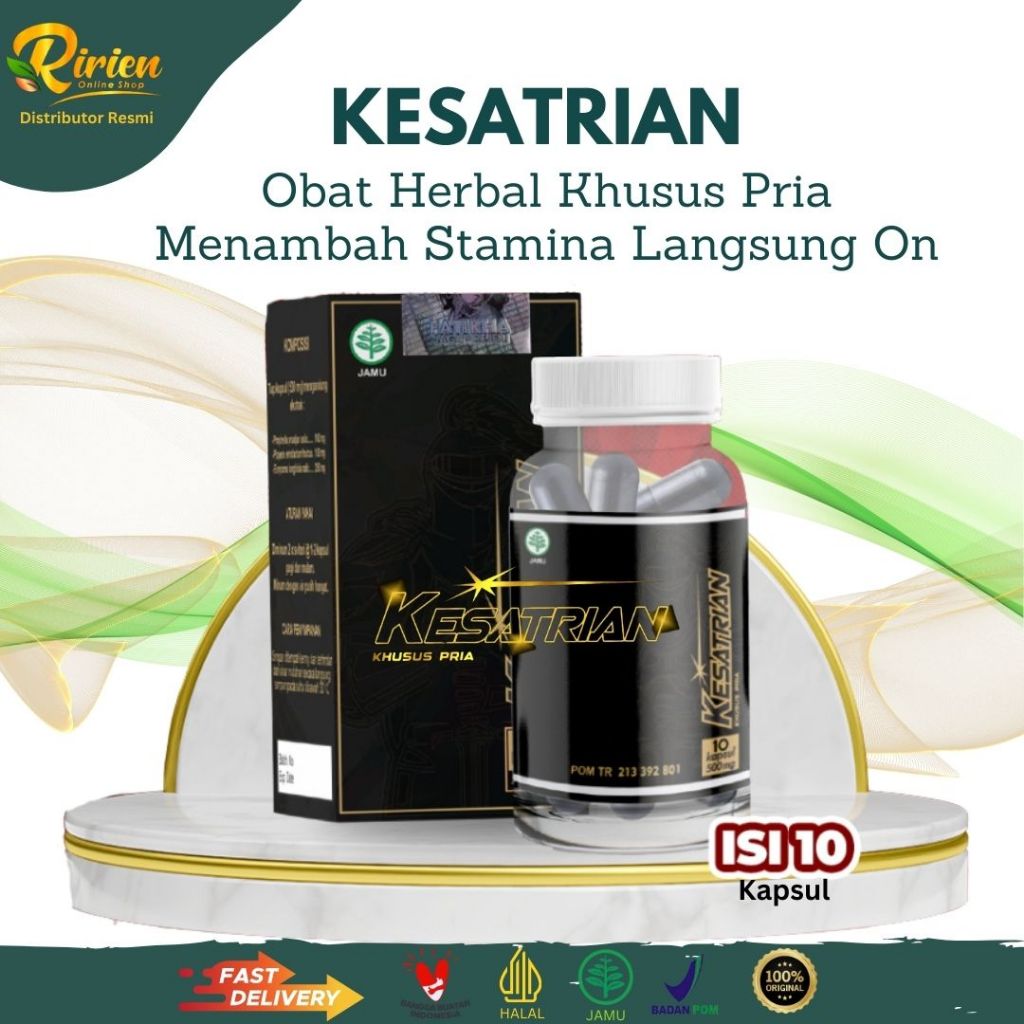 Jual Herbal Obat Kuat Kesatrian Khusus Pria Original Lelaki Tahan lama ...