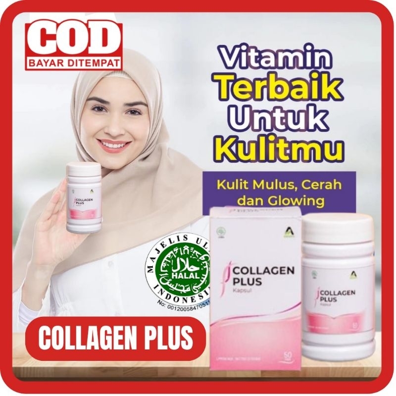 Jual [𝗕𝗜𝗦𝗔 𝗖𝗢𝗗] 𝗖𝗢𝗟𝗟𝗔𝗚𝗘𝗡 𝗣𝗟𝗨𝗦 - COLLAGEN KAPSUL ISI 50 COLLAGIE KAPSUL ...