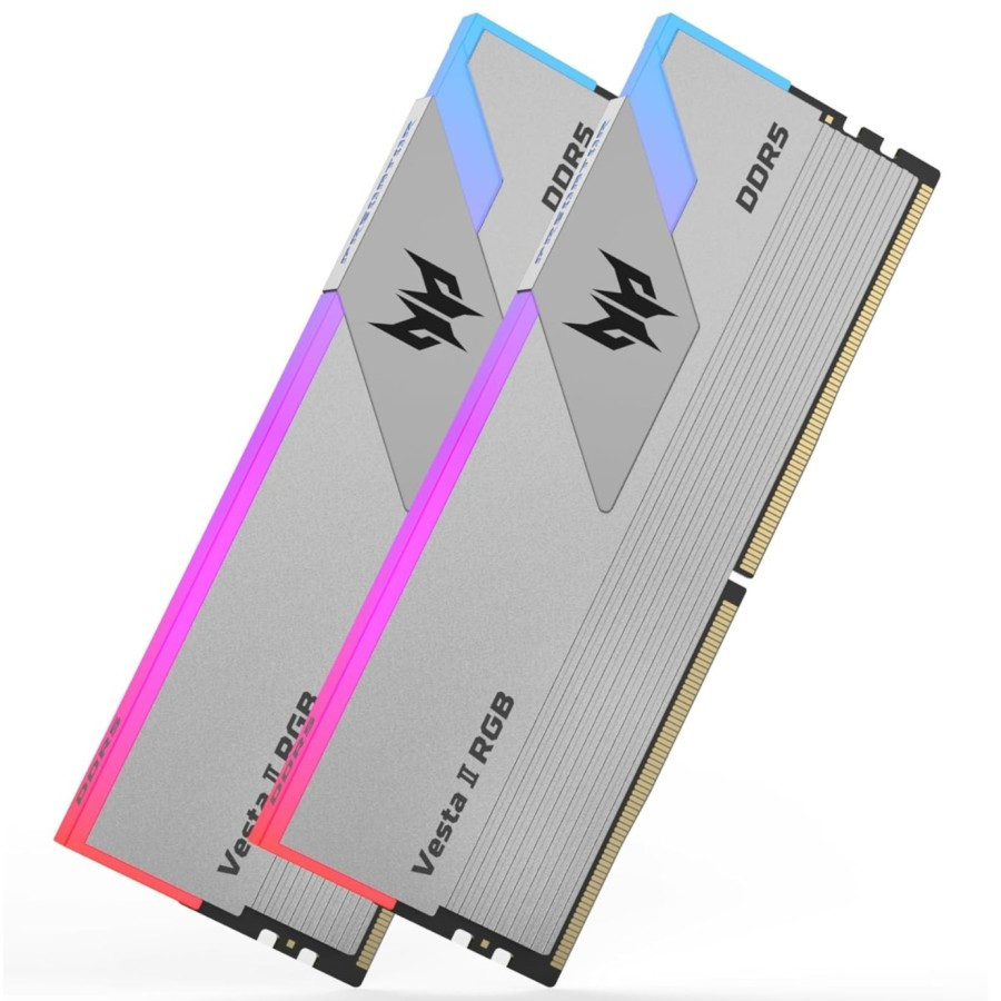 Jual ACER PREDATOR VESTA II RGB SILVER DDR5 PC5-48000 6000MHz 64GB ...