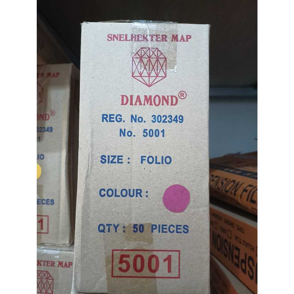 Jual Stop Map / Map kertas Diamond 5001 (1PAK ISI 50) ++++ | Shopee ...