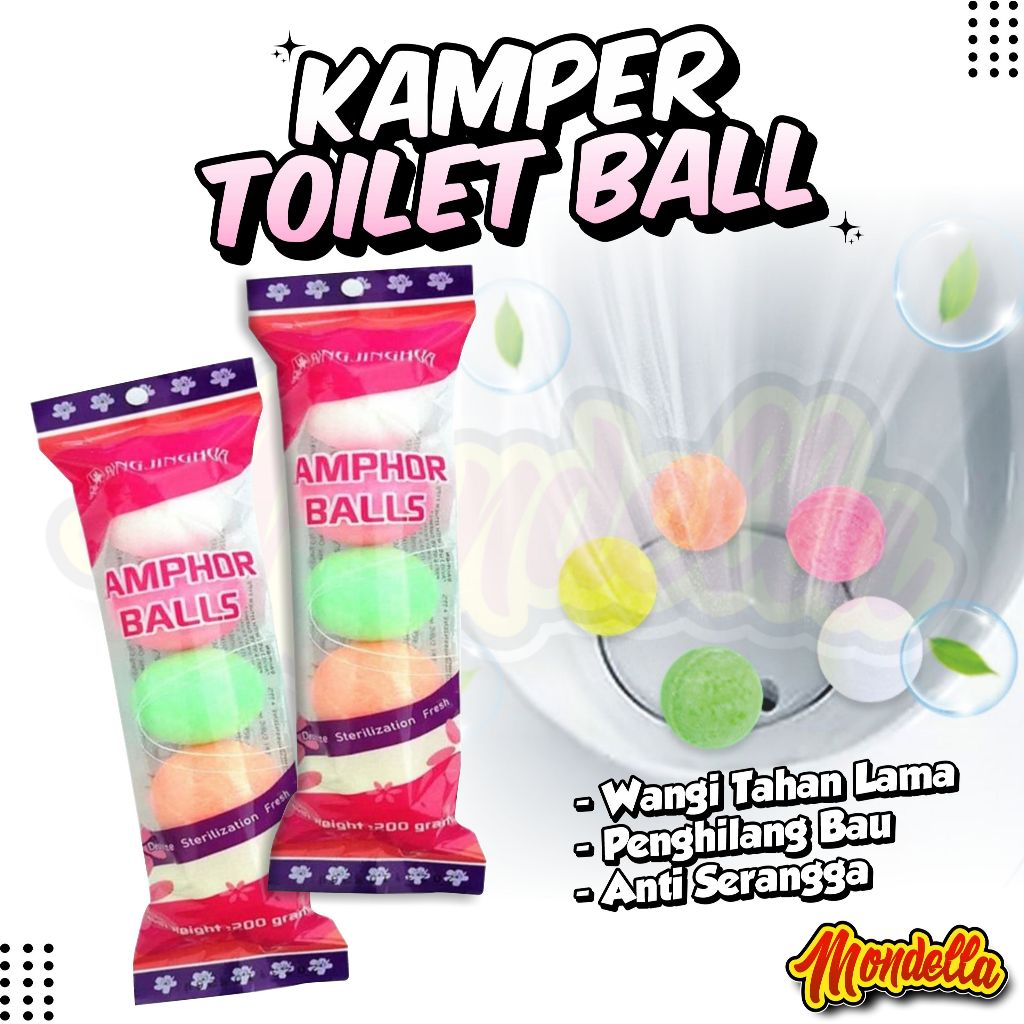 Jual Kamper Toilet Ball Bola Penghilang Bau Pengharum Sudut Ruangan WC ...