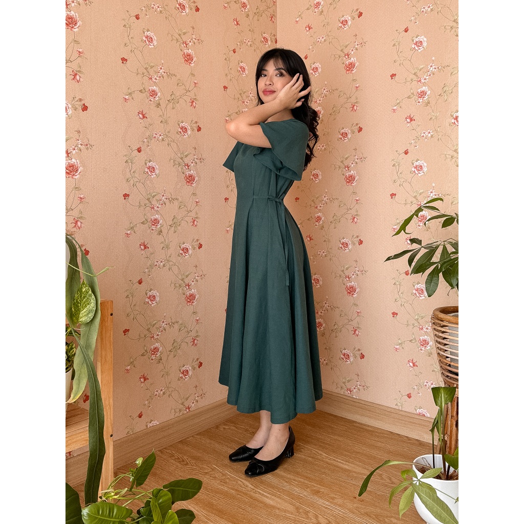 Jual BLOSSOMwithSTARRY Cara Dress in Castleton Green | Shopee Indonesia