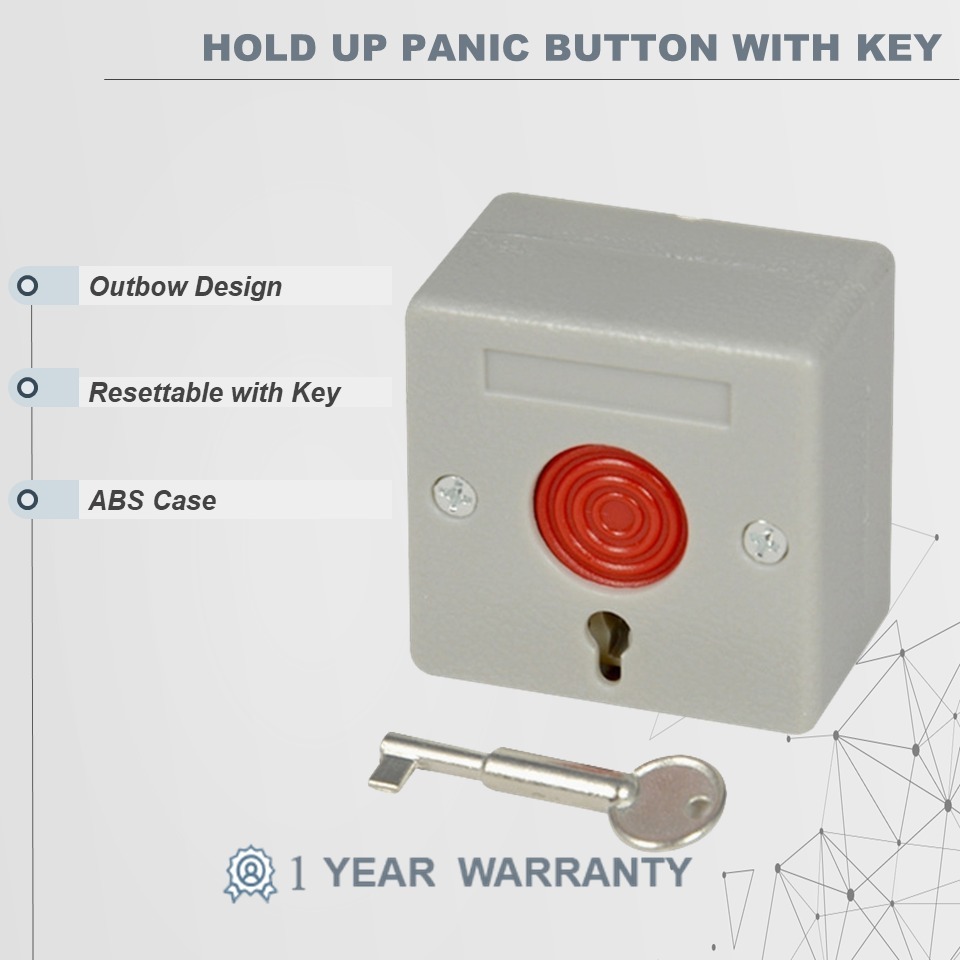 Jual Emergency Hold Up Panic Button with key, Tombol Darurat dengan ...