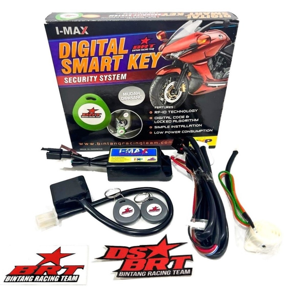 Jual ALARM MOTOR DIGITAL SMART KEY BRT MIO M3 XRIDE FINO MIO S Z SOUL ...