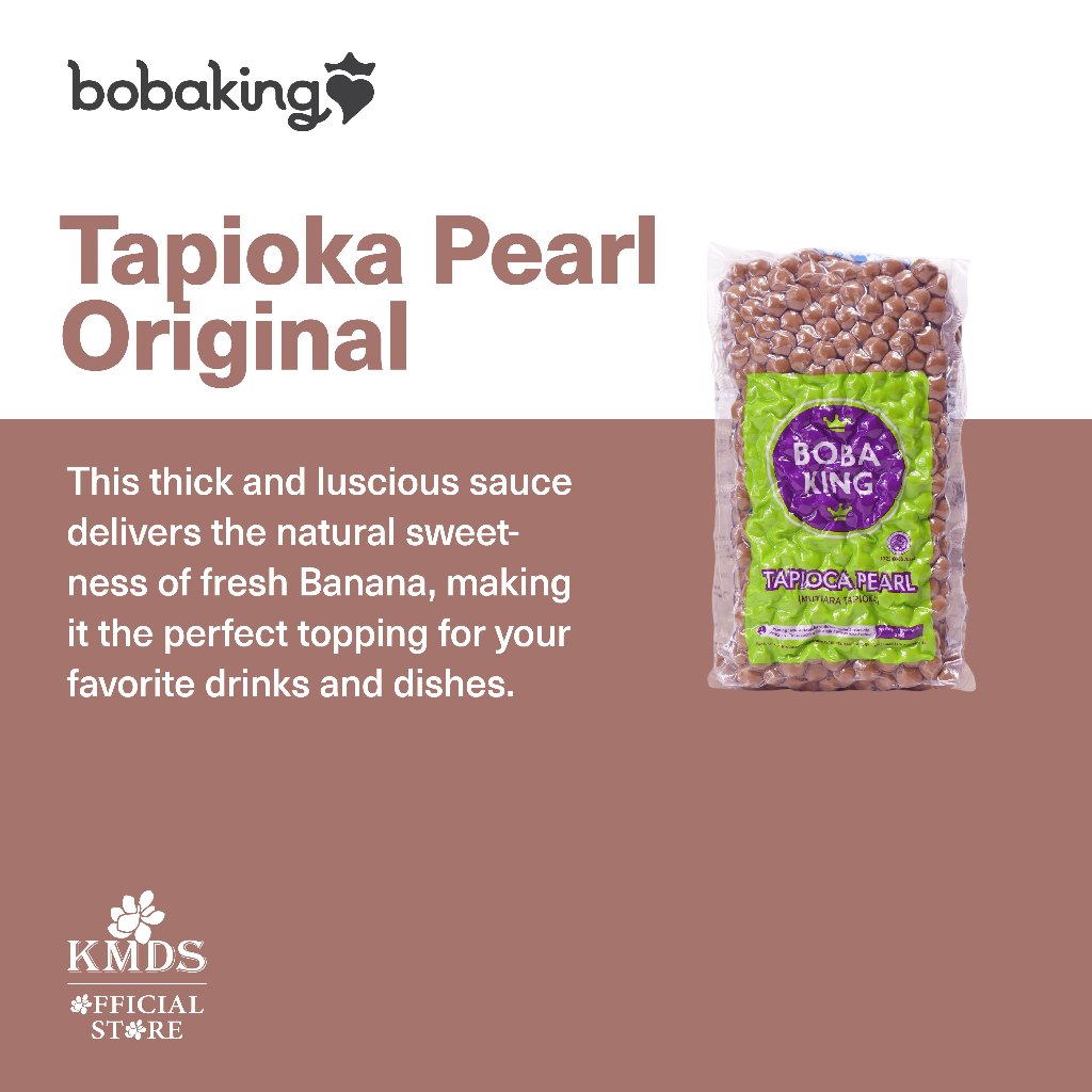 Jual BOBAKING Bubble Tapioca Pearl Original 1kg | Shopee Indonesia