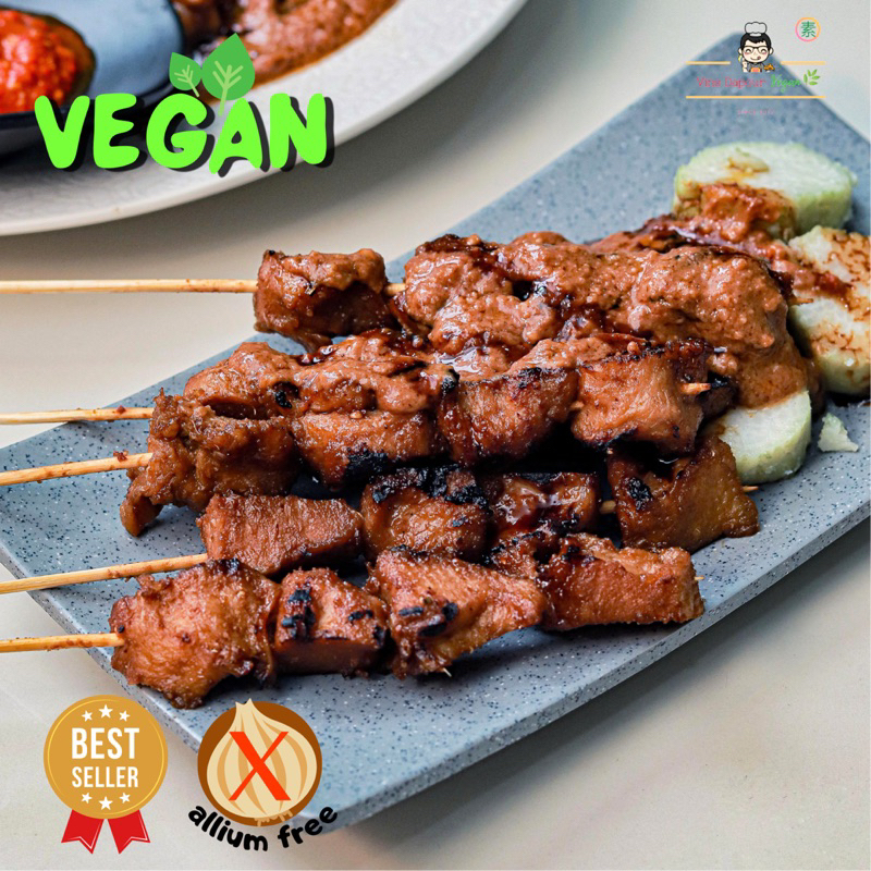 Jual Vinsdapourvegan - Sate / Satay Krispi Vegan Homemade Frozen Food ...