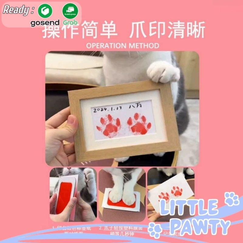 Jual Littlepawty - Pet Paw Print Ink Pad With Frame | Bantalan Tinta ...