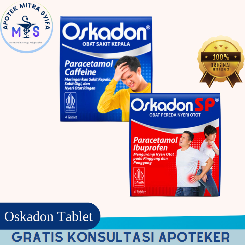 Jual Oskadon Antinyeri 4 Tablet | Shopee Indonesia