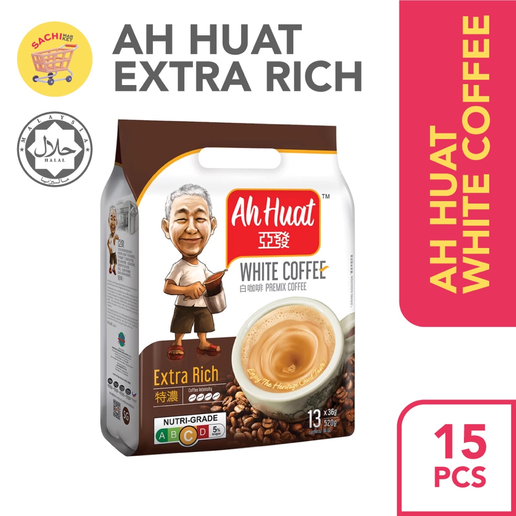 Jual KOPI AH Huat White Coffee Malaysia Extra Rich Lebih Kaw /Ahuat ...