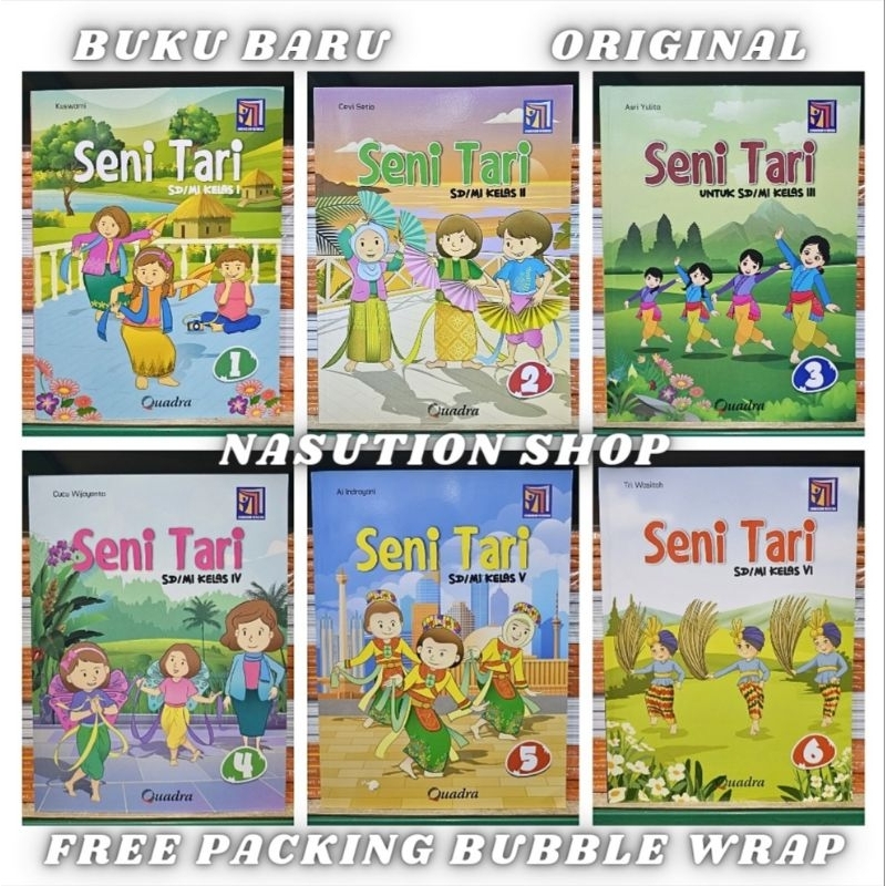 Jual Buku Seni Tari Kelas 1 2 3 4 5 6 SD/MI Penerbit Quadra Kurikulum ...