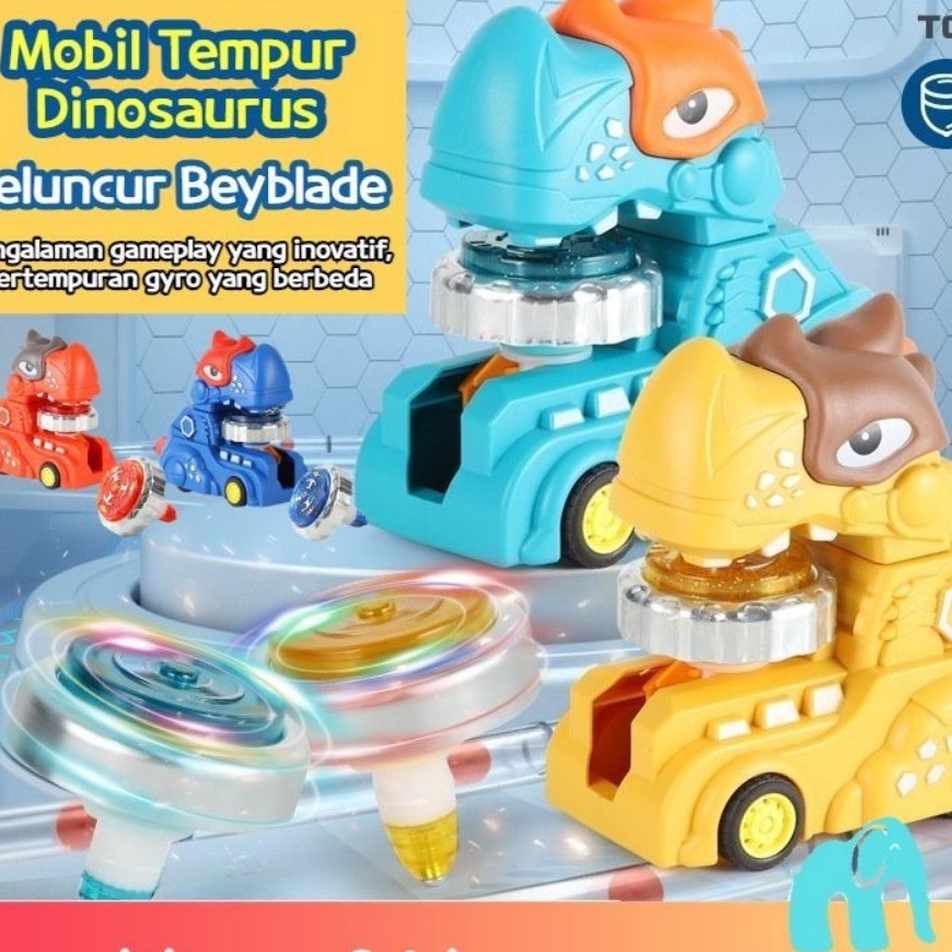 Jual KP8 CODPortable Mobil Tempur Dinosaurus Peluncur Gangsing Mainan ...