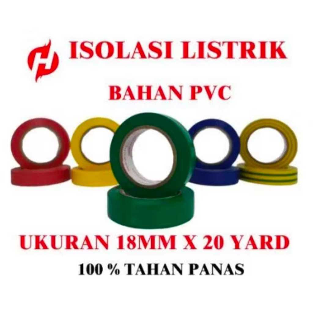 Jual ISOLASI LISTRIK ( PVC ) LEM dan Tidak Lem | Shopee Indonesia