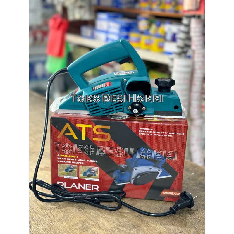Jual Mesin Ketam / Mesin Raut / Mesin Ketam Kayu ATS MS82 x 1M | Shopee ...
