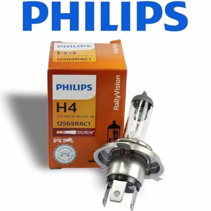 Jual Bohlamp Lampu Philips H4 12V 100/90 Bohlam Bolham Philips Lampu ...