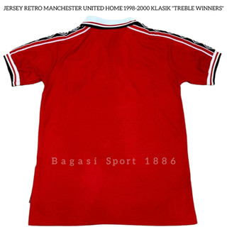 Jual Jersey Baju Bola Retro Man Unaited Merah Home Kit Kandang Emyu eMU ...