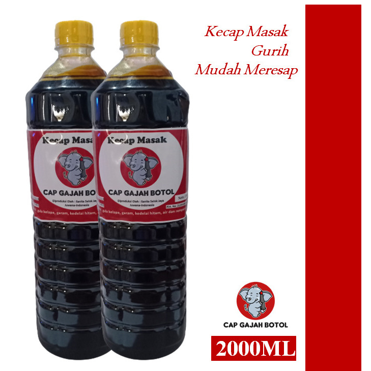 Jual Kecap Gajah Selok Jaya (2000 ml) | Shopee Indonesia