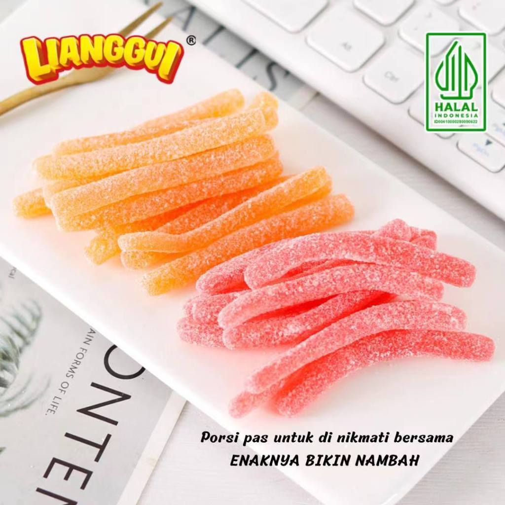 Jual [HALAL] Permen Lianggui Sticky Sweet Set Gummy dengan Saus Selai ...