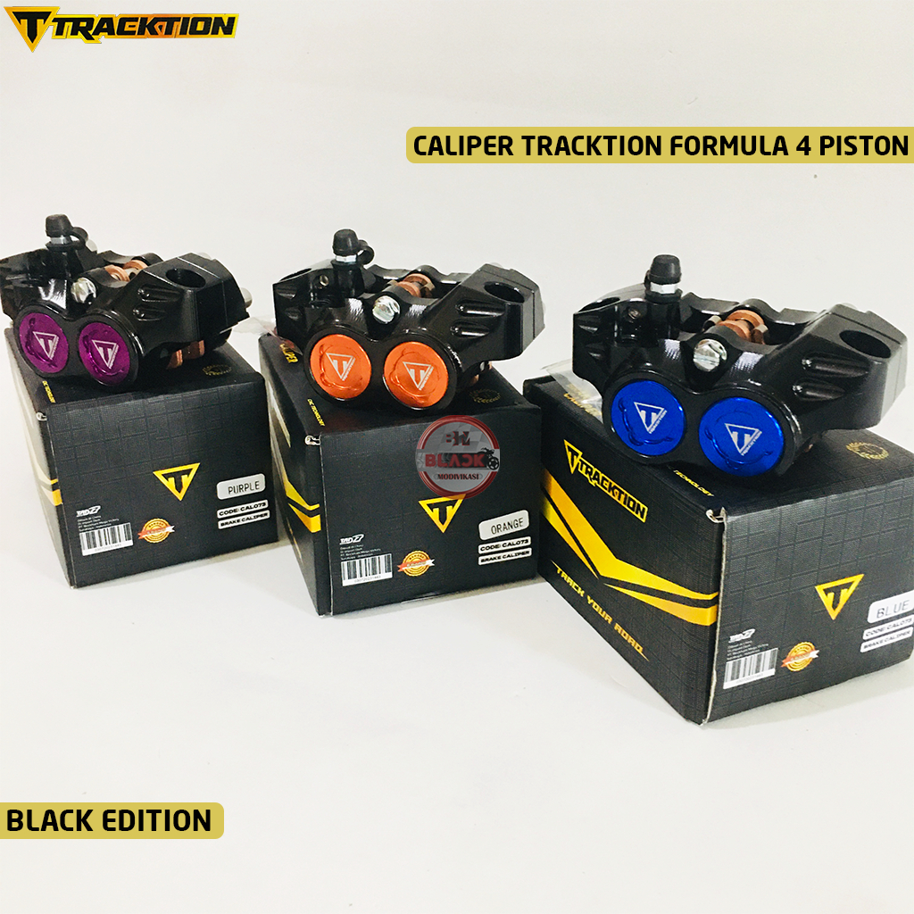 Jual Kaliper Caliper TRACKTION Formula 4 Piston Full CNC Ukuran Piston 24MM Kanan - Kiri Warna ...