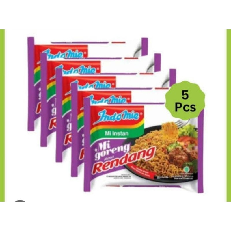 Jual Indomie goreng Rendang 5 bungkus | Shopee Indonesia