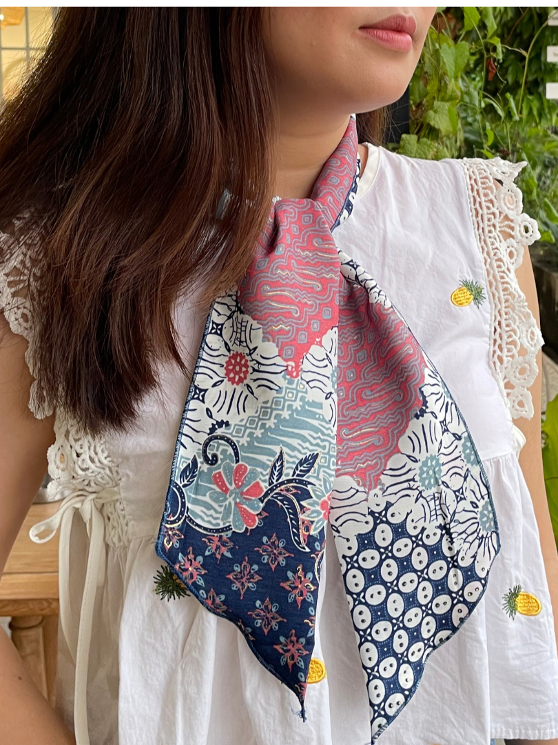 Jual Syal Scarf Batik Dasi / Souvenir Khas Indonesia / Souvenir Local ...