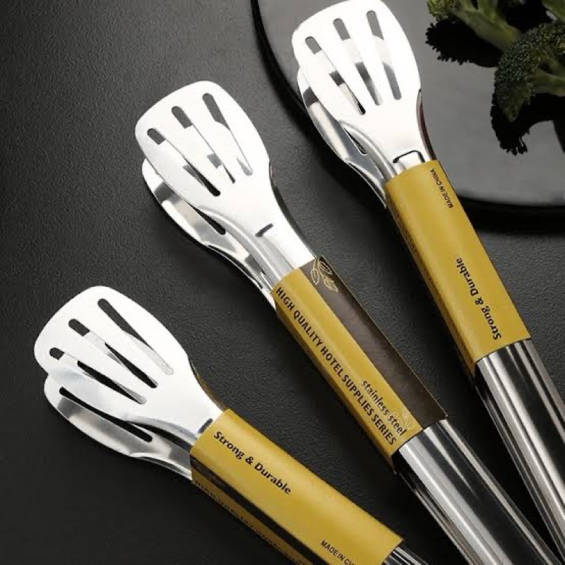 Jual Capitan Makanan Stainless Steel Segi 14" / Jepitan Makanan Segi 33 ...