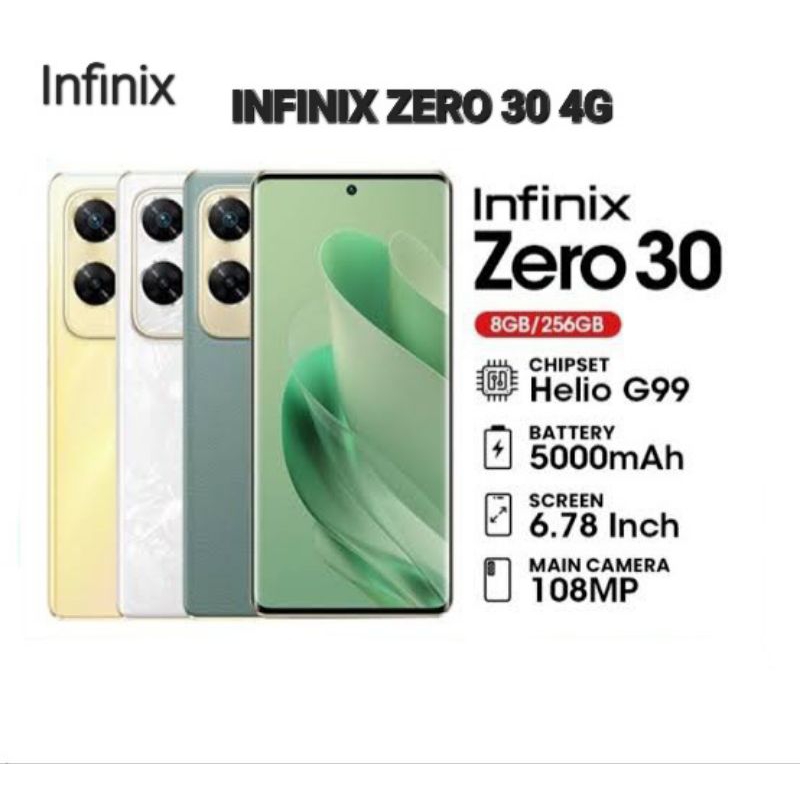 Jual HP INFINIX ZERO 30 4G NFC RAM 8/256 GB GARANSI RESMI | Shopee ...