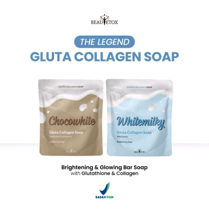Jual Beautetox Gluta Collagen Soap Whitemilky | Chocowhite | Sabun ...