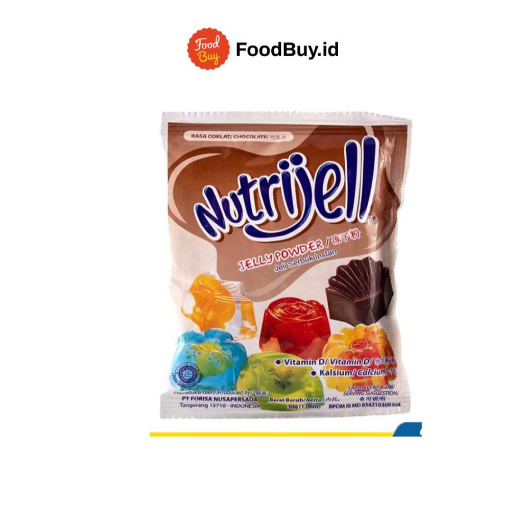 Jual Nutrijell Jelly Powder Rasa Cokelat 20gr | Shopee Indonesia