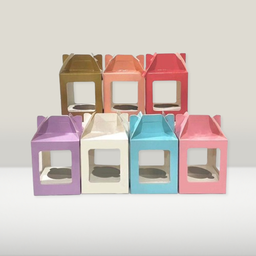 Jual BOX CUPCAKE SATUAN POLOS DENGAN LAMINASI DUS CUPCAKE FOODGRADE ...