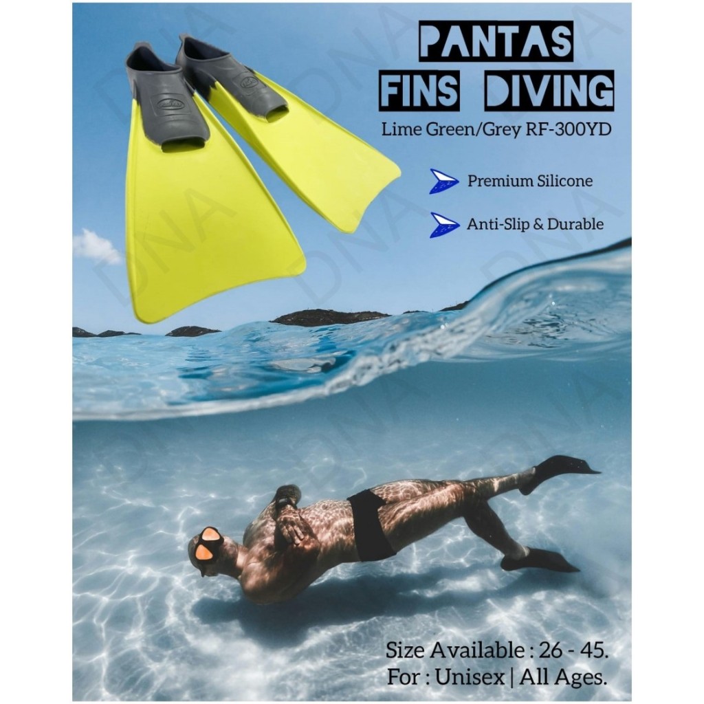 Jual Kaki Katak PANTAS / Swim Diving Fins PANTAS RF-300YD - ORIGINAL ...