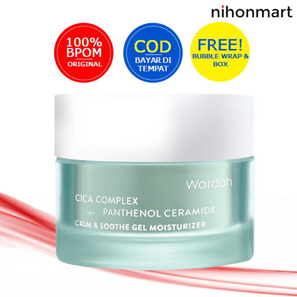 Jual Wardah Cica Complex + Panthenol Ceramide Calm & Soothe Gel Moisturizer 30g | Shopee Indonesia