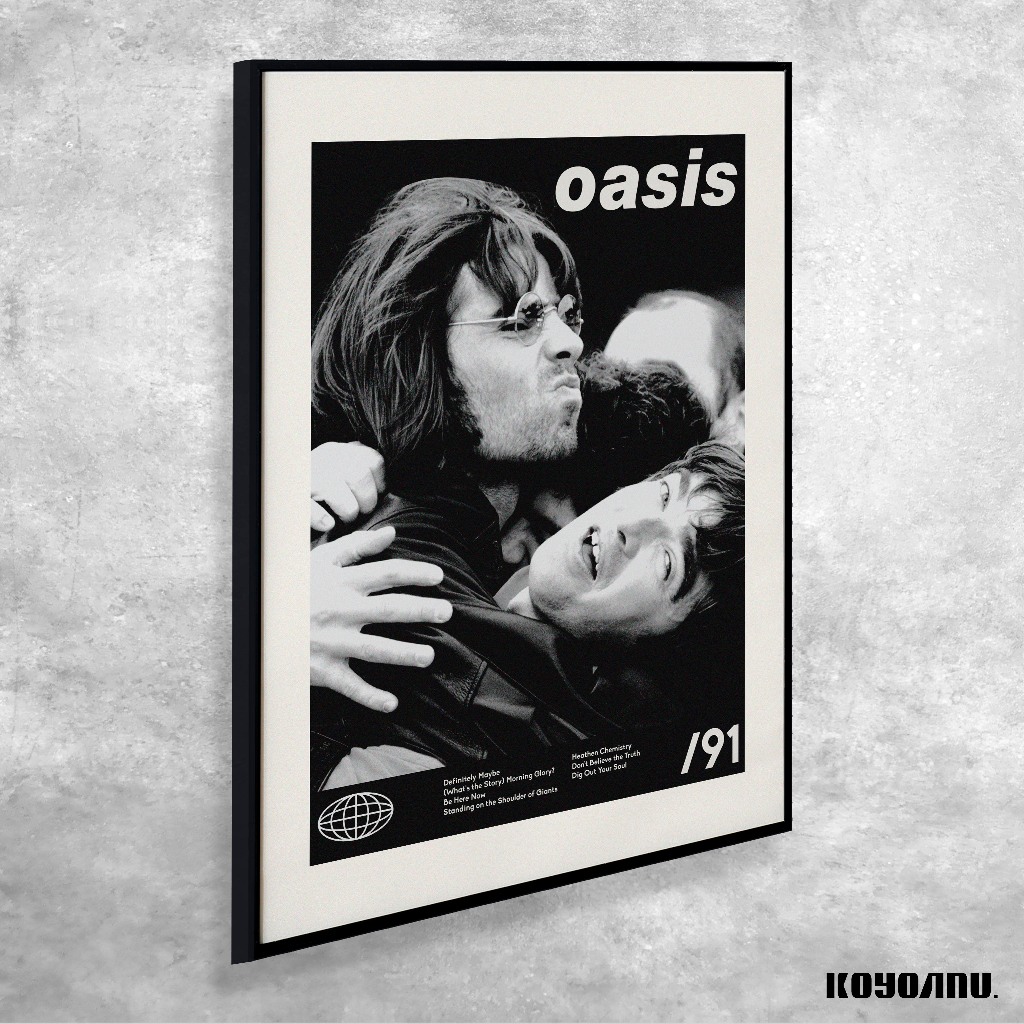 Jual Poster Frame OASIS | Poster Frameblock | Shopee Indonesia