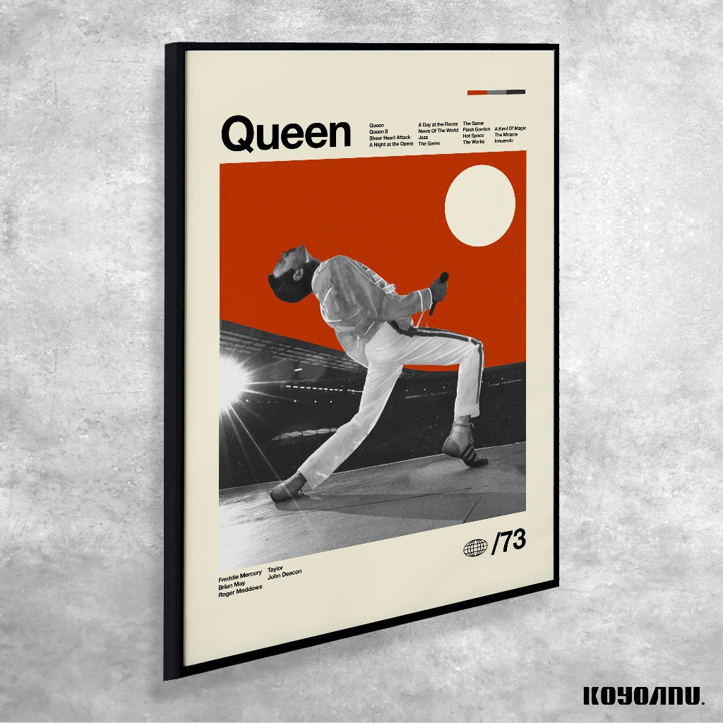 Jual Poster Frame QUEEN | Poster Frameblock | Shopee Indonesia