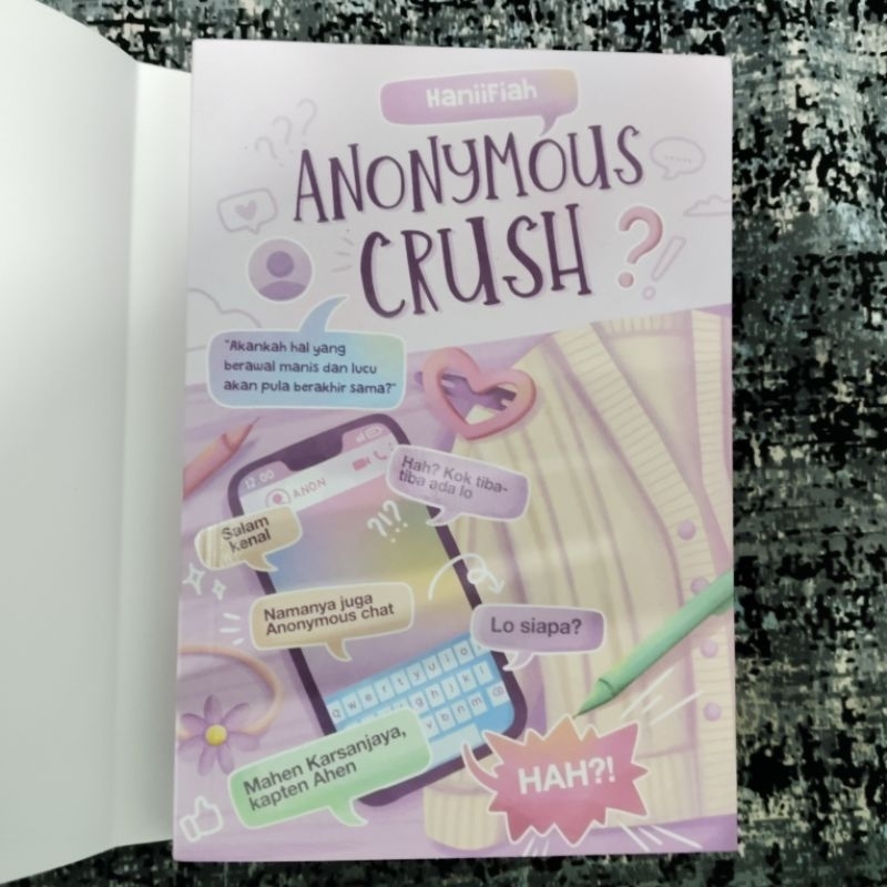 Jual novel preloved ( anonymous crush) | Shopee Indonesia