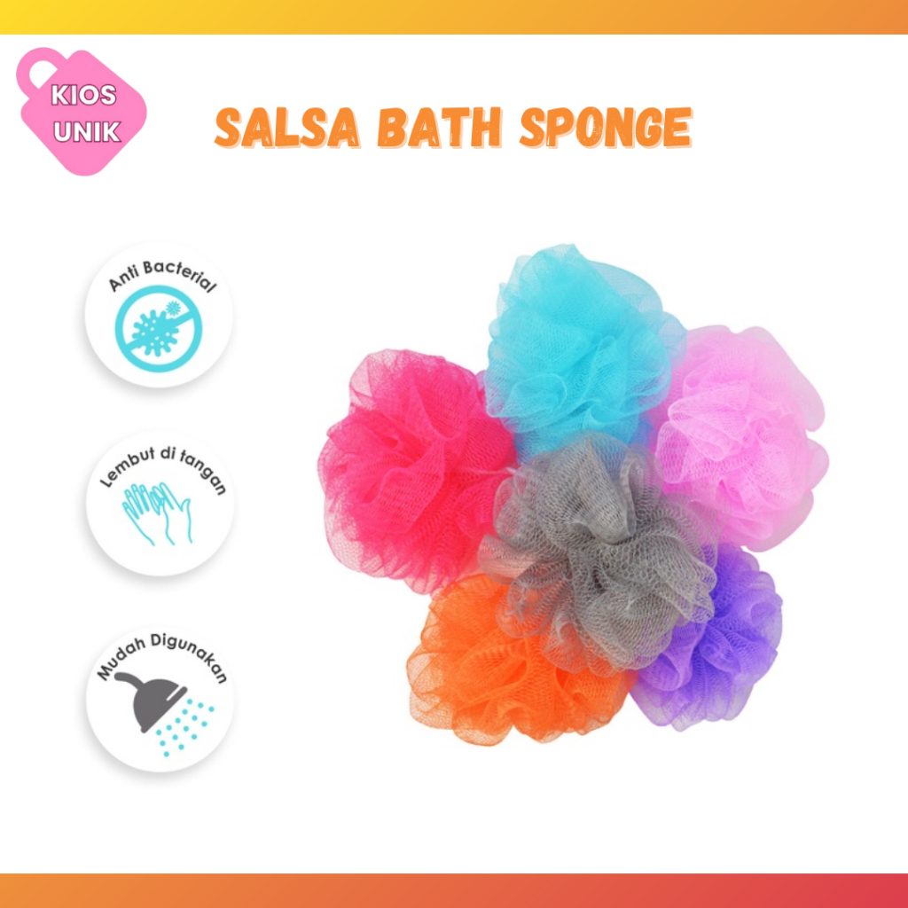 Jual Salsa Bath Sponge / Spons Mandi | Shopee Indonesia