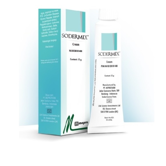 Jual SODERMIX CREAM - Mengurangi Bekas luka Keloid | Shopee Indonesia
