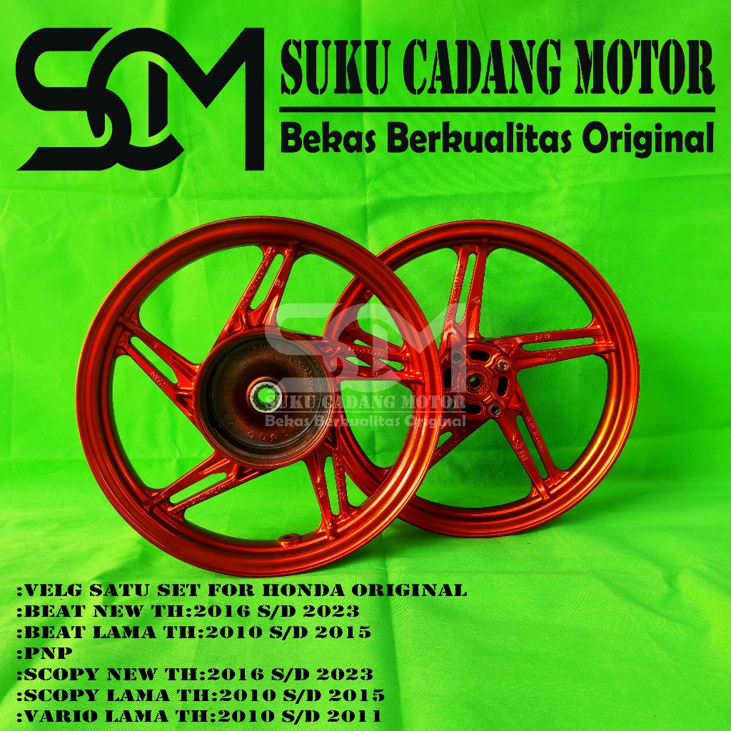 Jual Velg satu1set For Honda Beat New Scoopy New PNP Scoopy Esp Beat ...