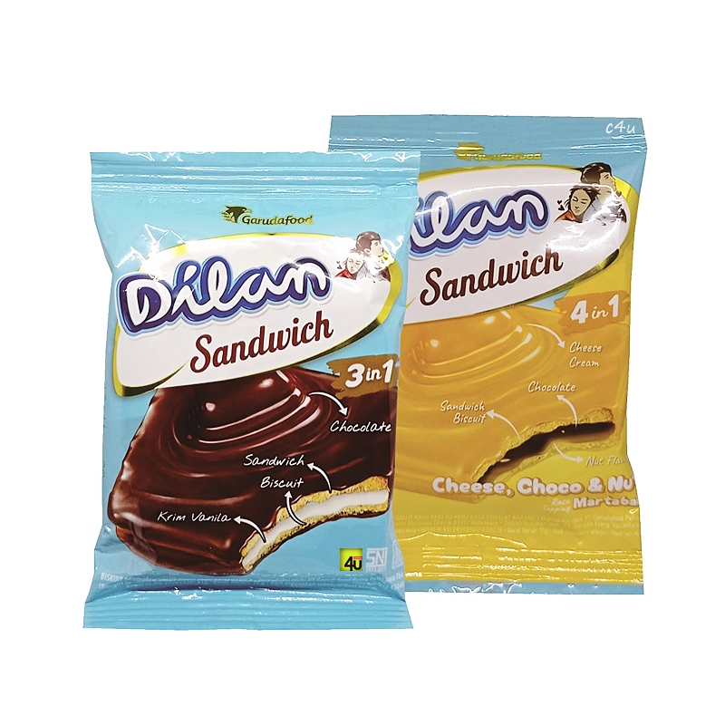 Jual Dilan SANDWICH - Biskuit Sandwich Salut Krim - 1 Sachet | Shopee ...